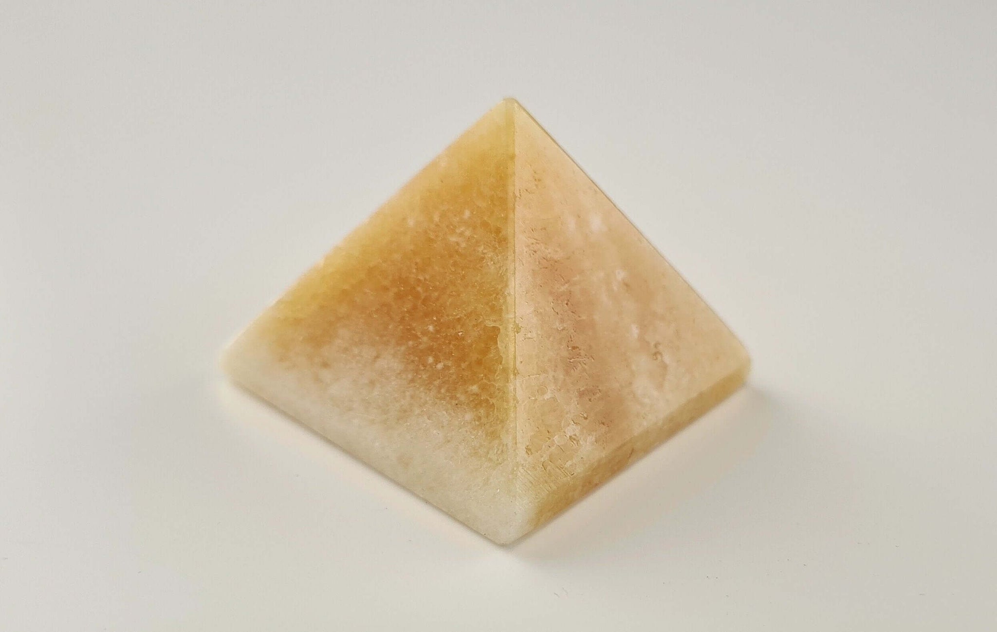Calcite Pyramid | Shaped Healing Crystal